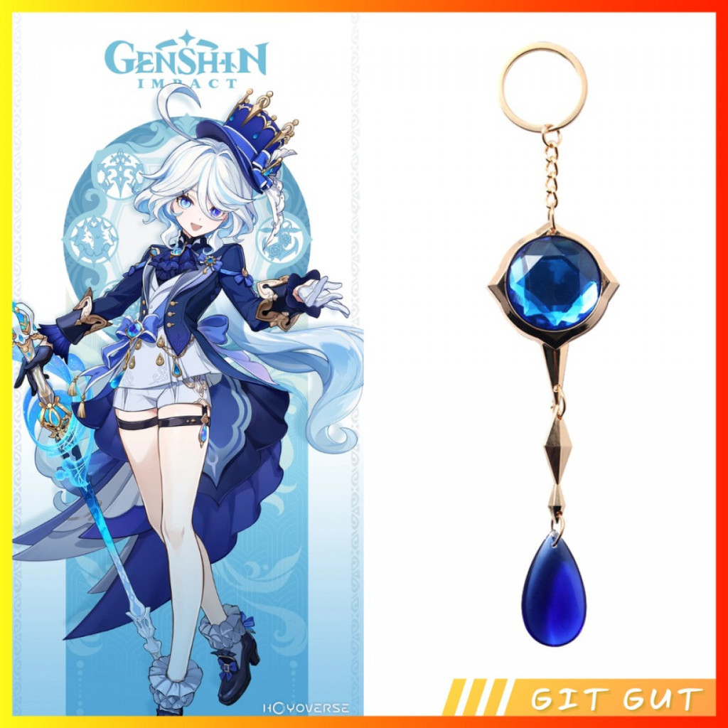 GANTUNGAN Genshin Impact Furina Furina's Vision Keychain | Shopee Malaysia