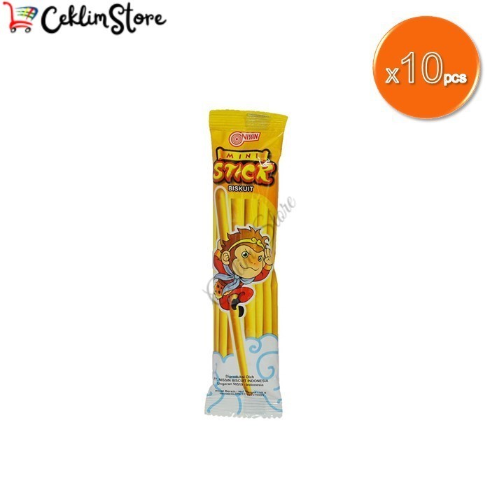 Nissin Mini Stick Biscuits 10 pcs x 13g | Shopee Malaysia
