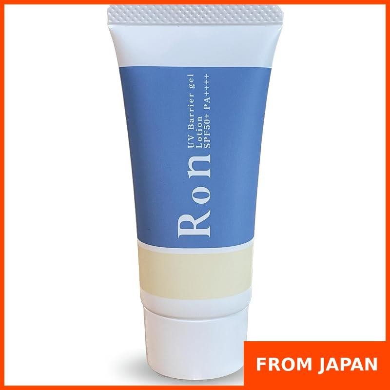 Ron Sunscreen Gel Lotion SPF50+ PA+++ Unscented No White Residue 30g ...
