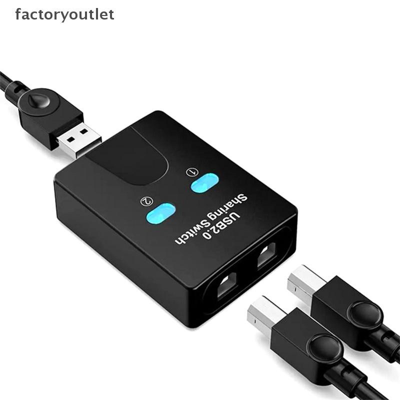 FCMY USB2.0 2 Ports Hub USB Switch Printer Sharer Two Computers ...