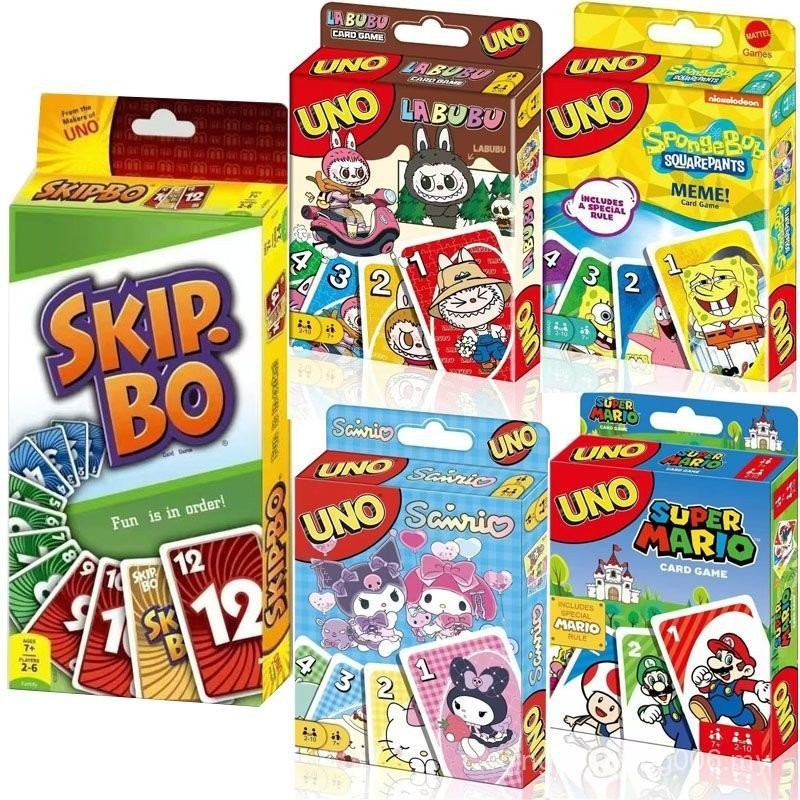 Playing Cards Cute Board Game Party Board Game UNO Solitaire Christmas ...