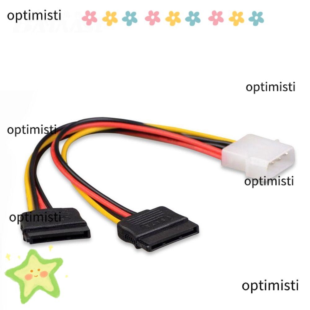 OPTIMISTI Power Extension Cable, 4 Pin to 15 Pin Power Splitter Y Cable ...