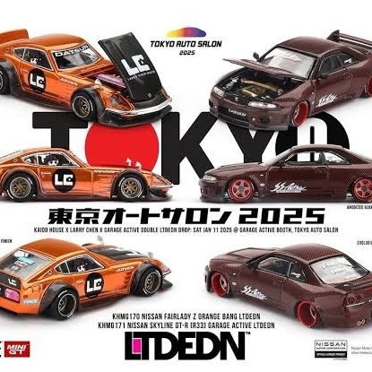 Mini GT Kaido House Tokyo auto salon 2025 KHMG170 Nissan Fairlady Z ...