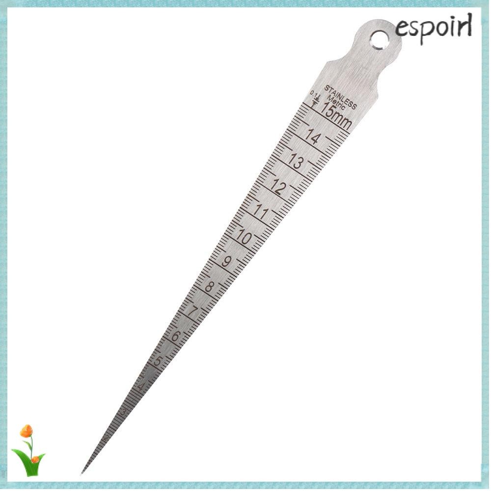 ESPOIR Stainless Steel Welding Taper, 1-15mm Metric and Imperial Feeler ...