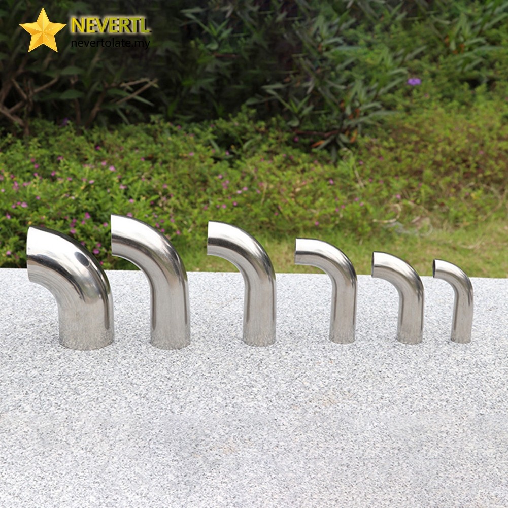 [LUMY] 32/38/51MM stainless steel thin pipe exhaust pipe elbow 90 ...