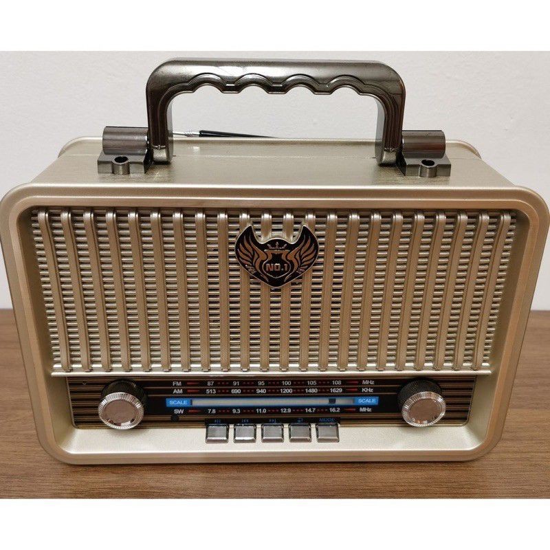 🔥SUPER FAST DELIVERY🔥Radio Classic portable vintageMD-1908 Tf wireless ...