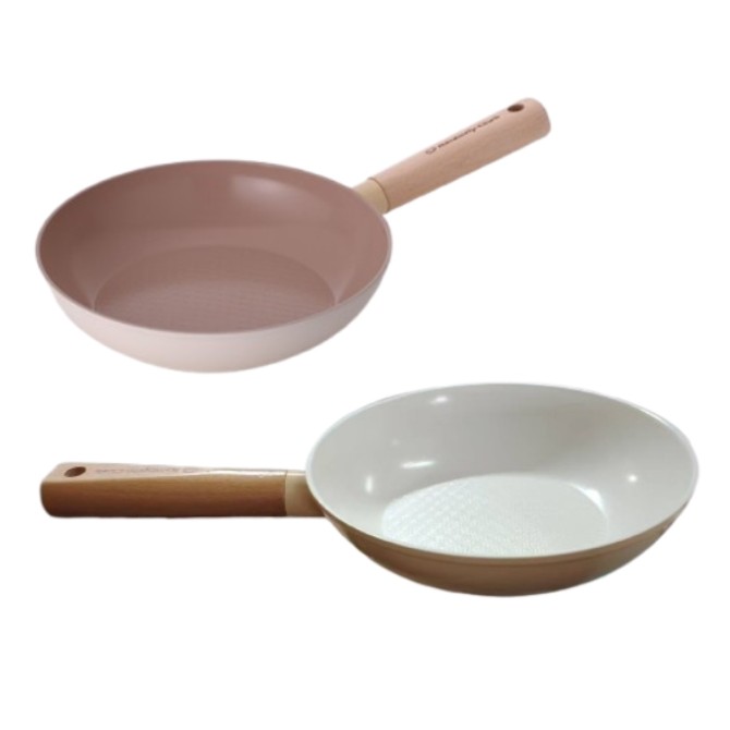 Kimberly Clark Neoflam Fry Pan 20cm Pink Color And Yellow Color ...