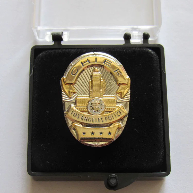 American Badge LAPD Los Angeles Mini Badge Badge Los Angeles Metal ...