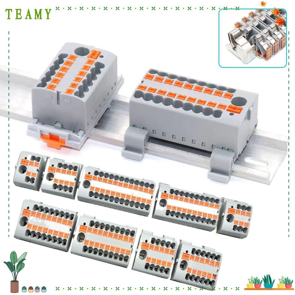 TEAMY Wire Electrical Connectors, with Fixing Hole PTFIX 2.5mm Push-in ...
