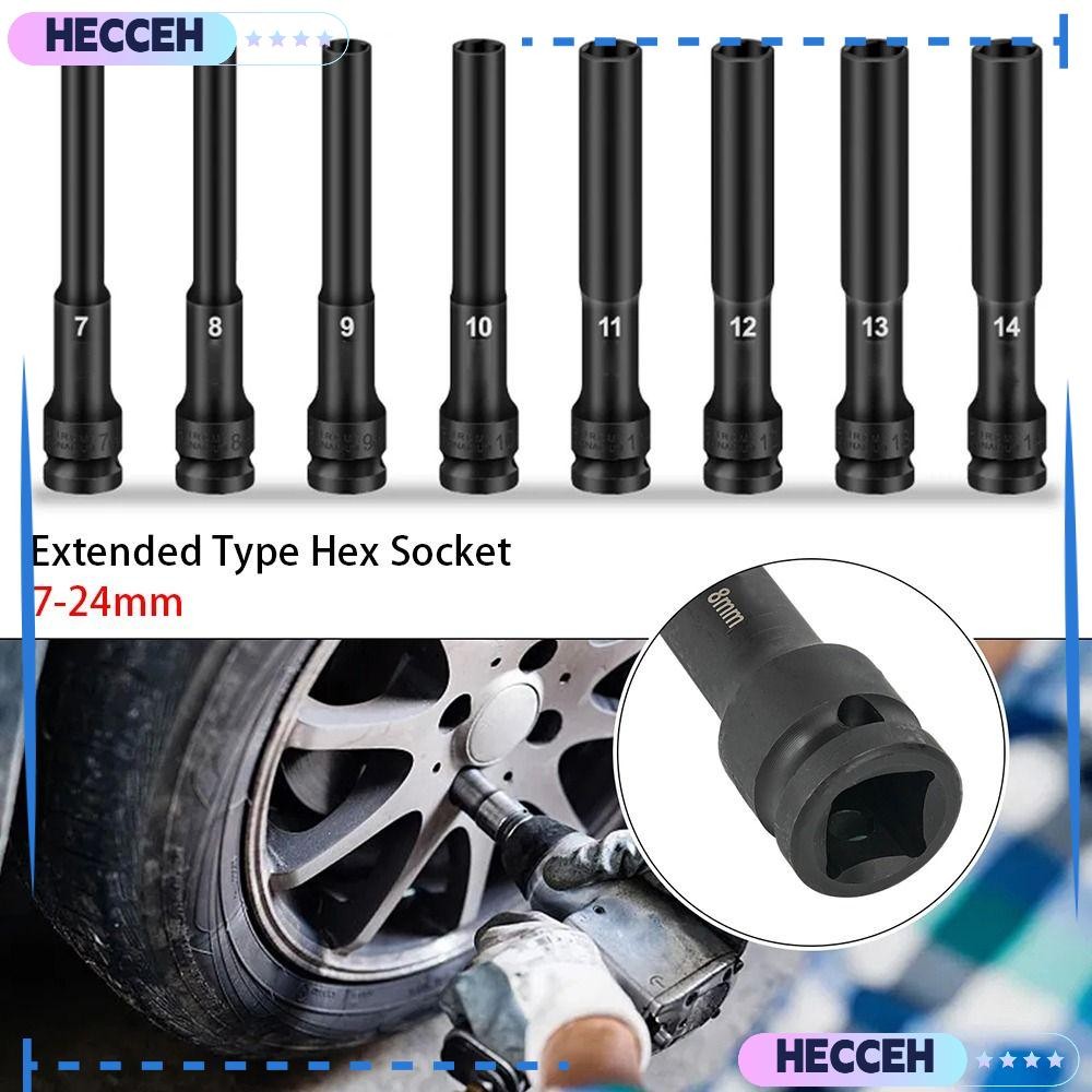 HECCEH1 1Pcs 1/2inch Hex Socket, Extended Type Spanner Converter ...