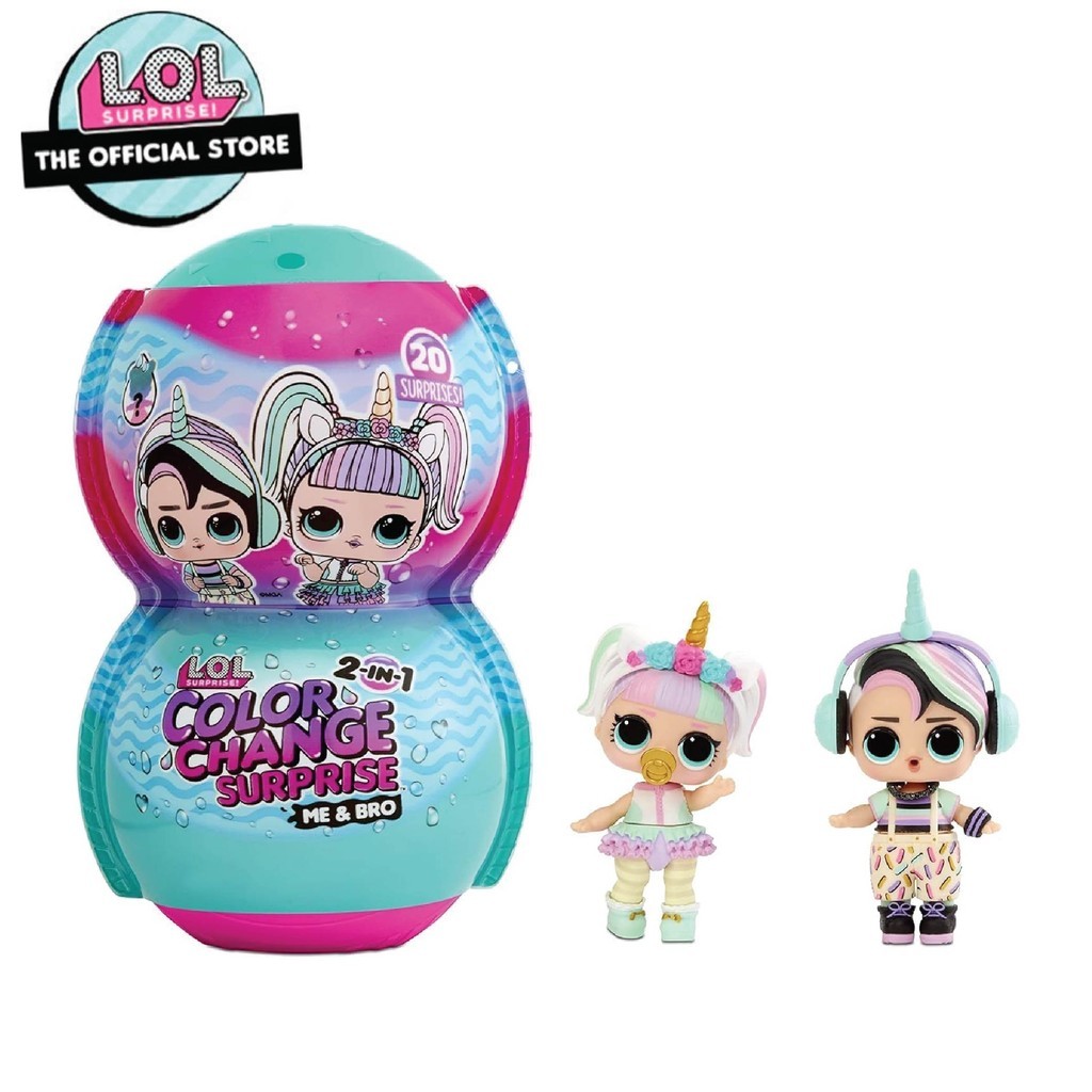 (External Packaging Damaged) LOL Surprise Color Change 2 in 1 Me & Bro ...