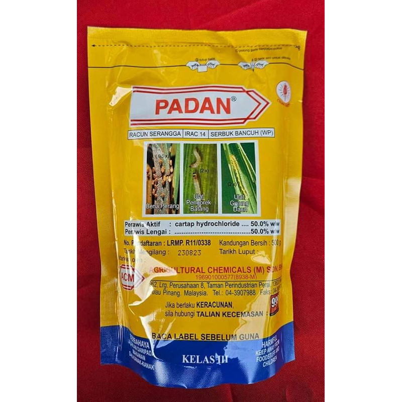 [ORIGINAL] 500G PADAN ACM Cartap Hydrochloride 50% Insecticide (Same As ...