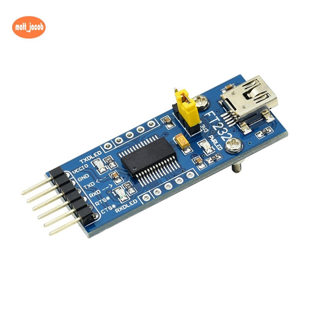 FT232 USB UART Board Mini Interface USB to UART Serial Port Module FT232RNL for Win7/8/8.1/10/11 ...