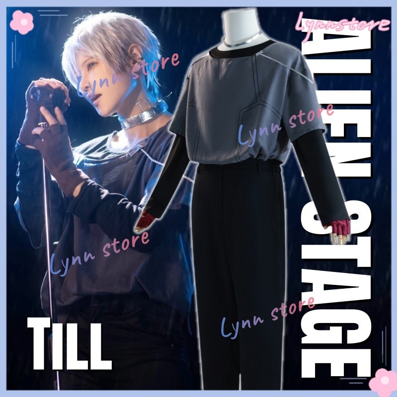 VIVINOS ALIEN STAGE Cosplay Costume ALIEN STAGE TILL Gray Performance ...