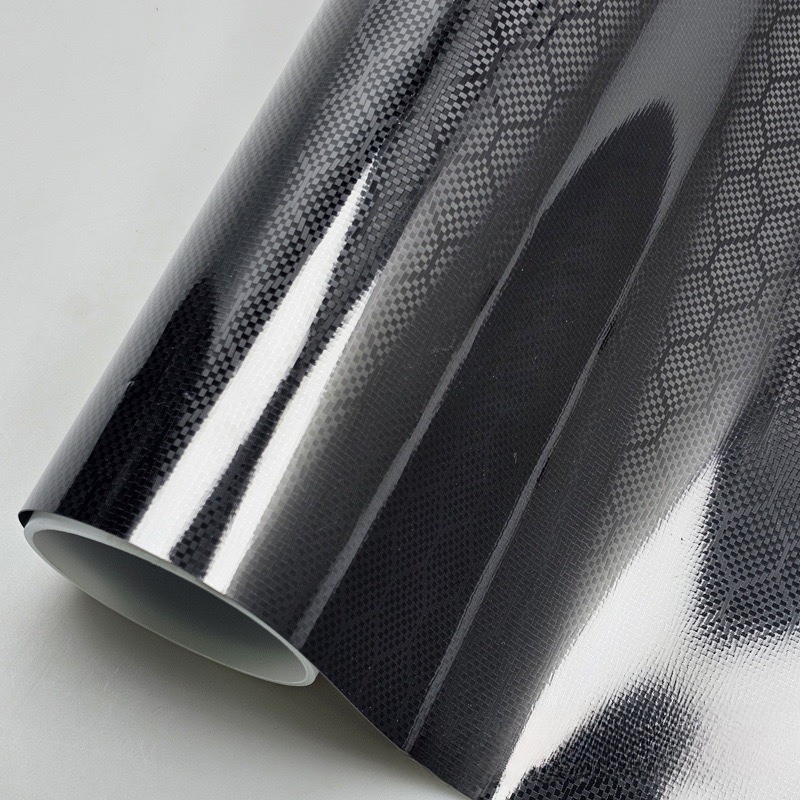 New Glossy Black Forged Carbon Fiber PET Honeycomb/Diamond Vinyl Wrap ...