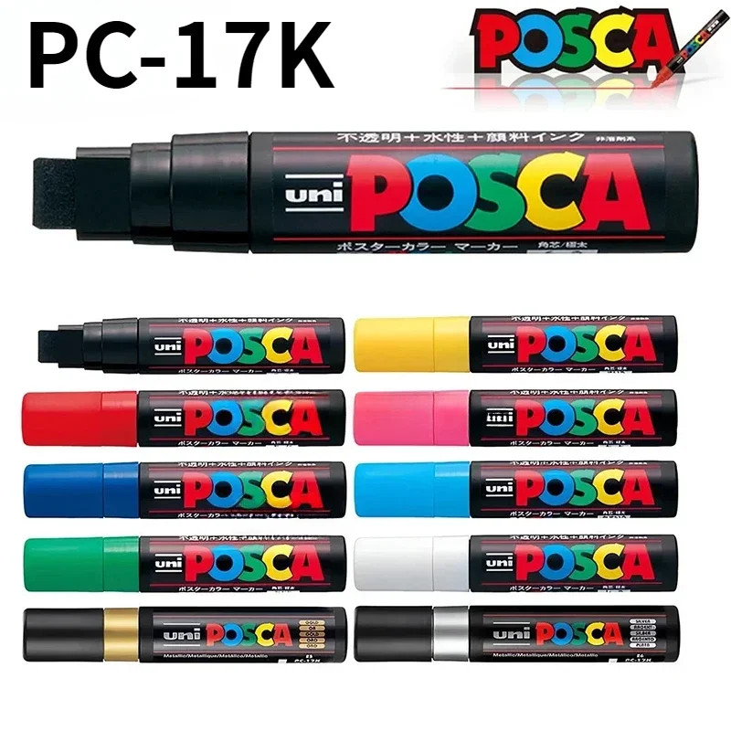 UNI POSCA PC-17K Marker Graffiti Paint Pen Art Markers POP Wide Tips ...