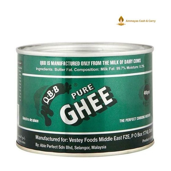 QBB Pure Ghee 400g by Ammayas Cash & Carry | Shopee Malaysia