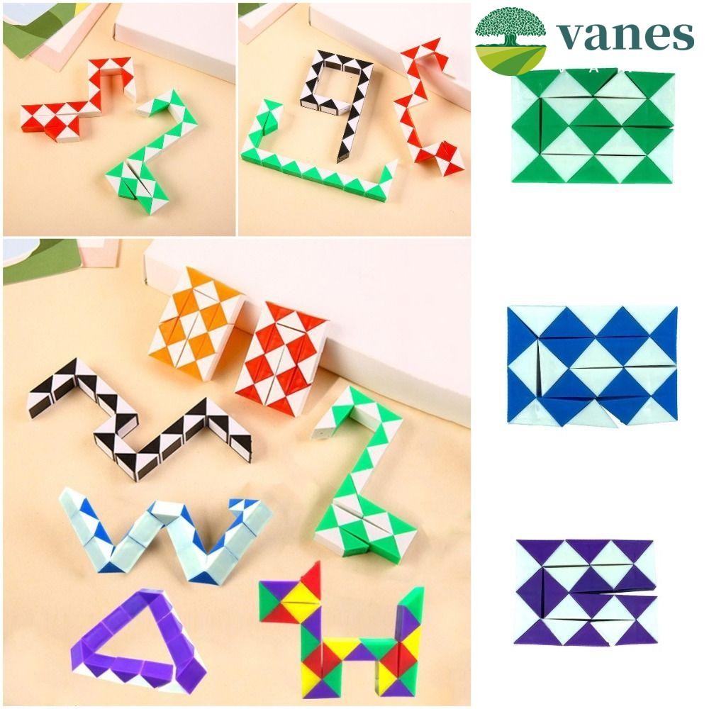 VANES Magic Snake Cube, Special Shape Detachable 24 Speed Magic Snake ...