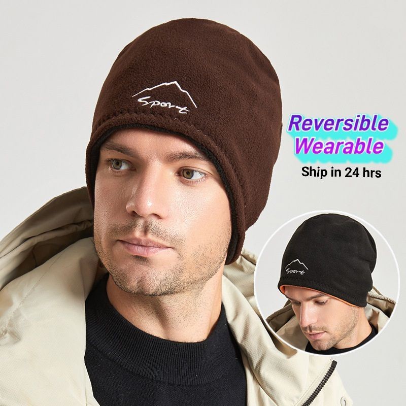 Polar Fleece Pullover Woolen Knitted Wool Hip Hop Beanie Snow Hat Cap ...