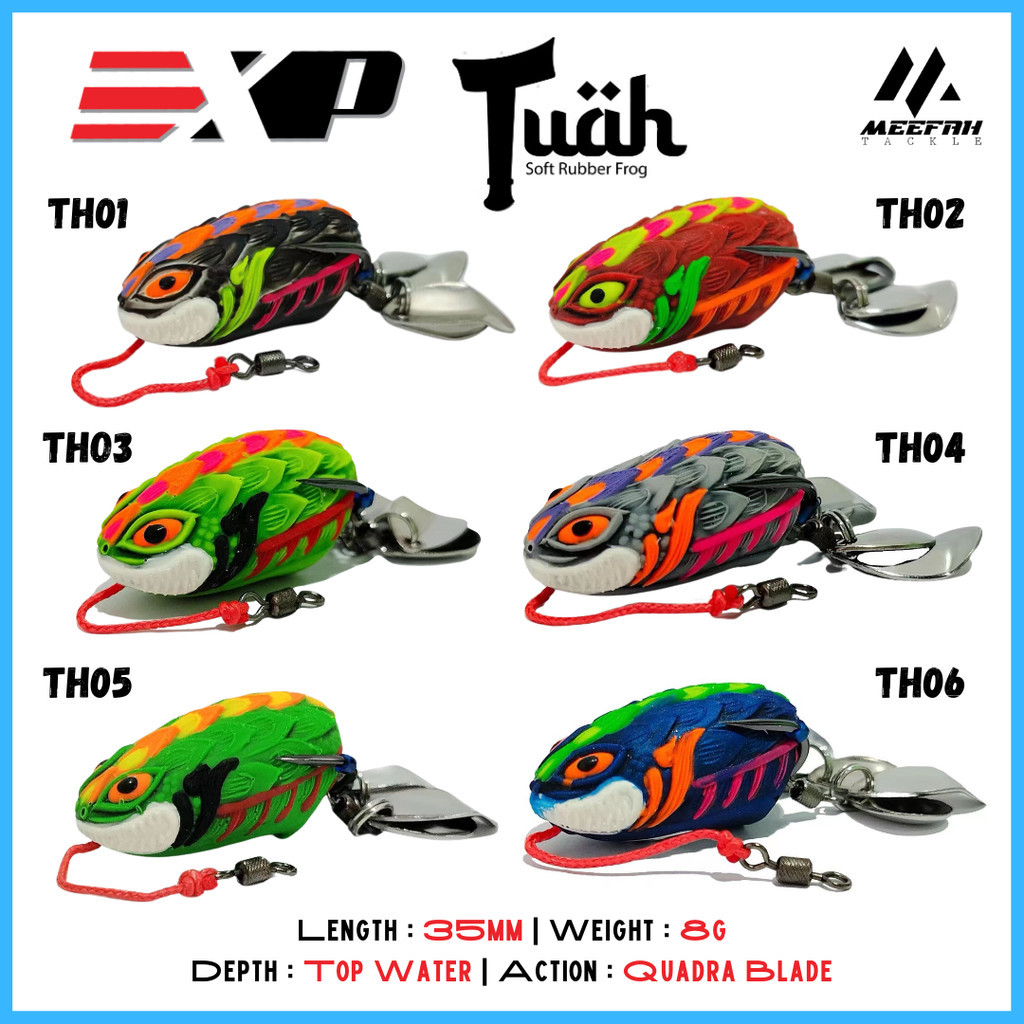 EXP TUAH FROG 35MM / 8G - Soft Lure Bait Jump Frog Katak | Shopee Malaysia