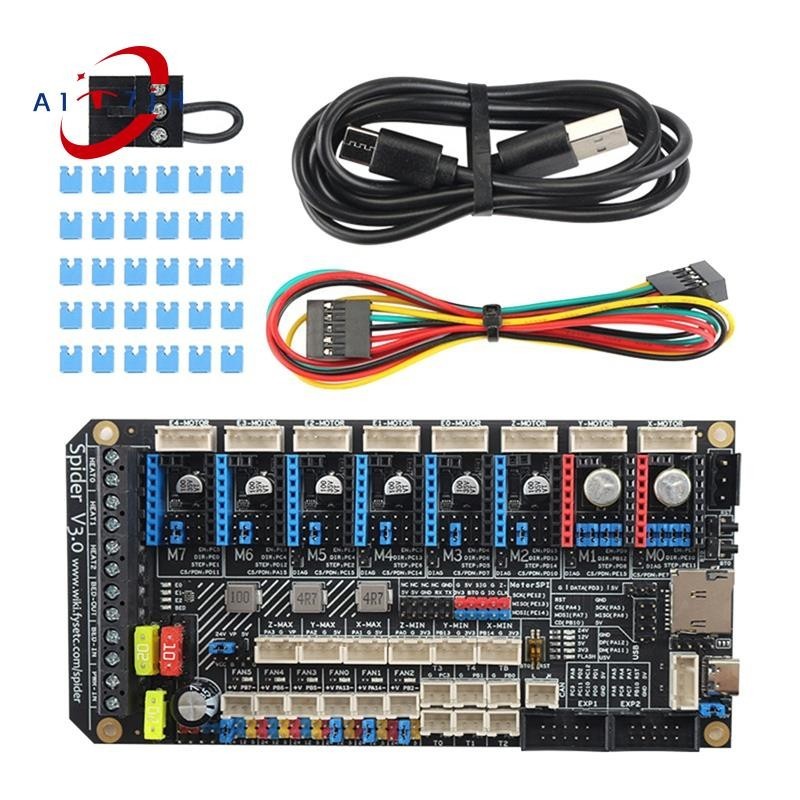 Spider V3.0 Motherboard VORON 2.4/Switchwire 8-Axis Control Board 3D ...