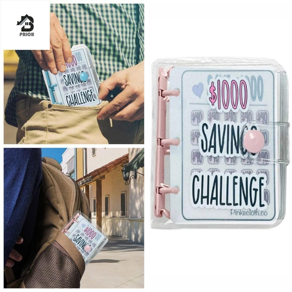 PRICH buku simpanan duit $1000 Money Savings Challenge Binder ...