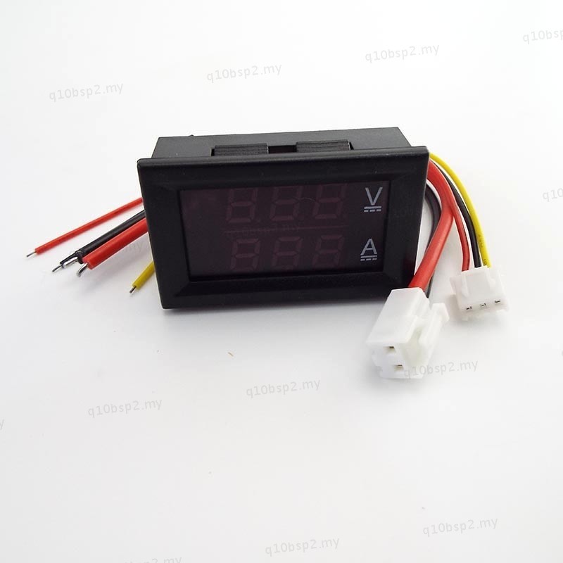 10/50/100A Voltmeter Ammeter LED Dual Digital Volt Amp Meter Test ...