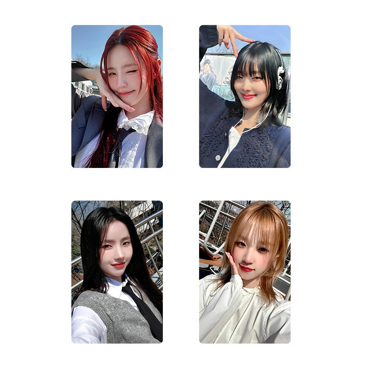 4-8pcs/set GIDLE FATE Lomo Cards 2nd Full Album [2] MS8 Photocards ...