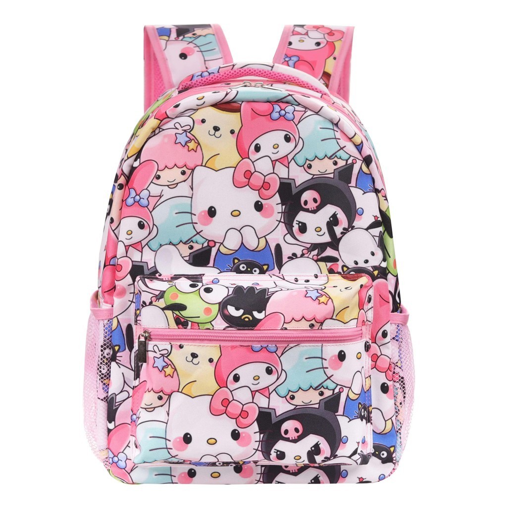 HOT Sanrio HelloKitty Kuromi Cinnamoroll Backpack Cartoon Cute Anime ...