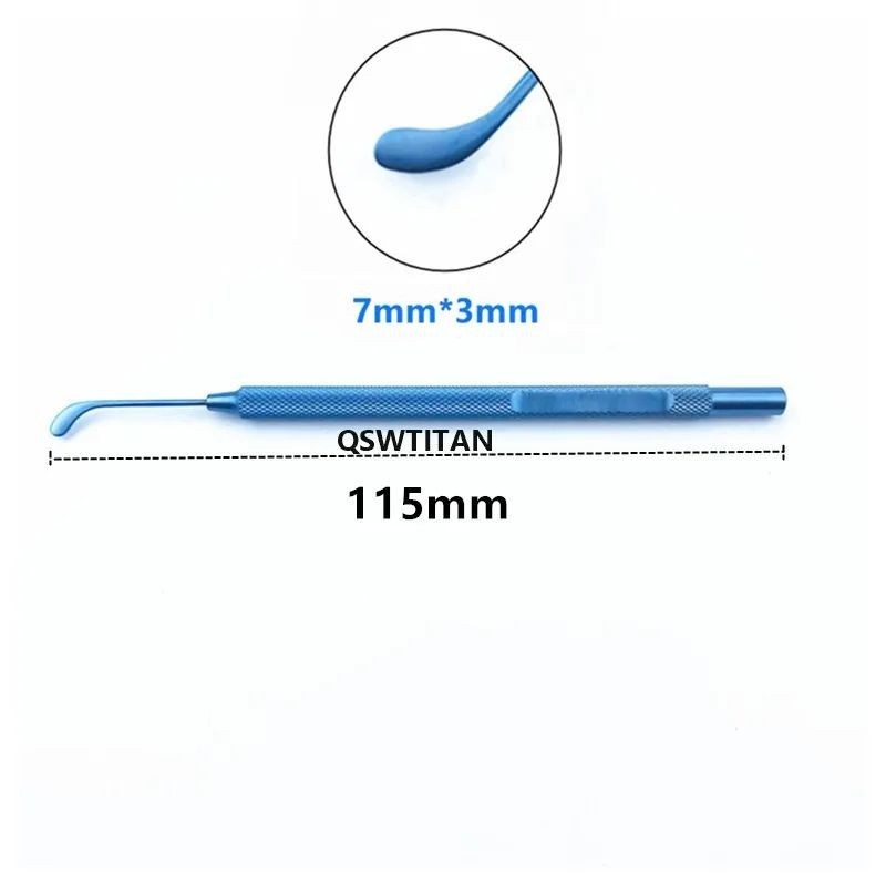 Corneal Epithelium spatula Titanium Ophthalmic Knife Tool Pet Surgical ...