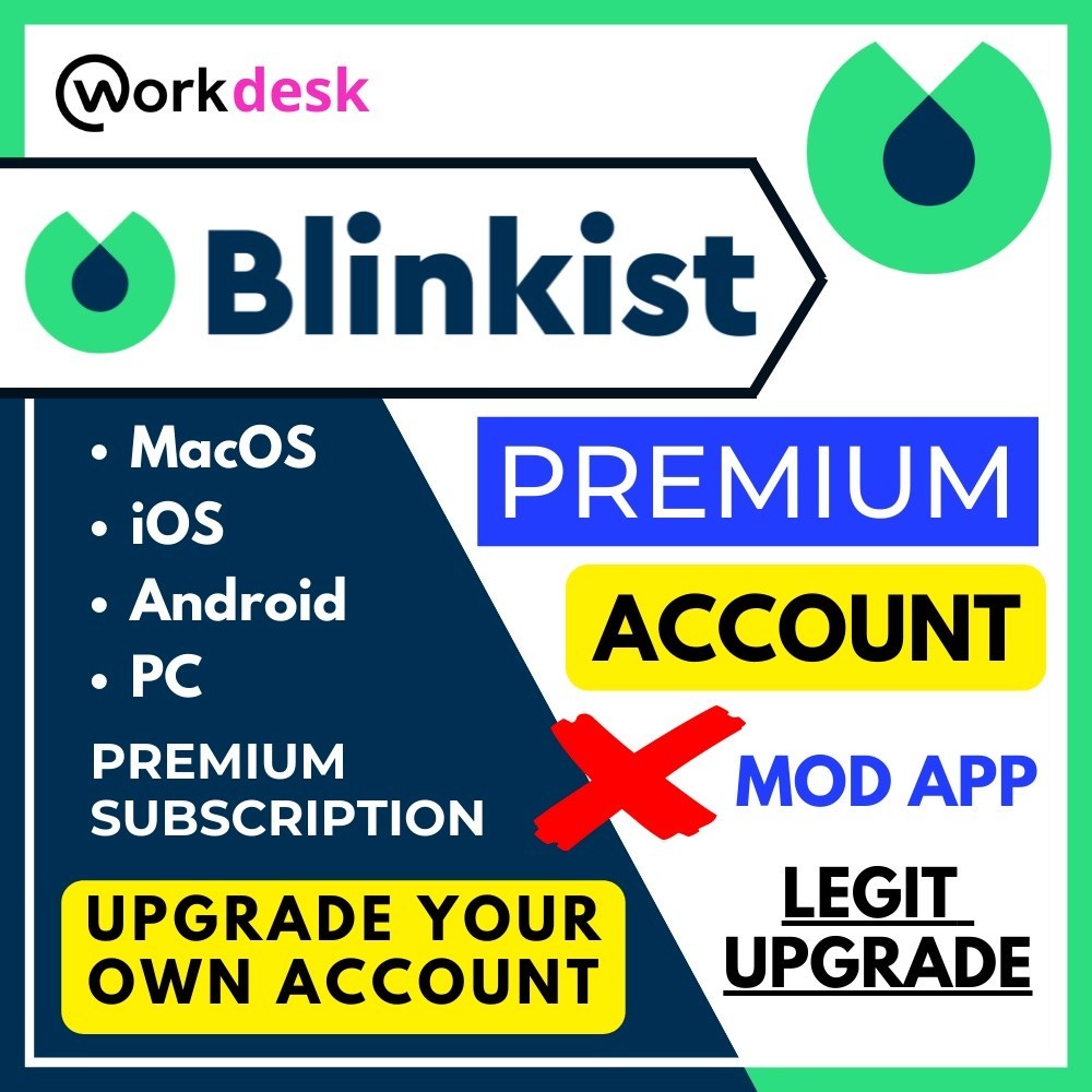 [Genuine] Blinkist Premium Own Account Upgrade | iOS | Android | PC ...