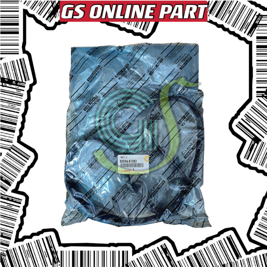 ORIGINAL PERODUA AXIA & BEZZA 1.0 PRO GANTI GENIUNE FAN BELT/ V-BELT ...