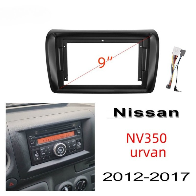 9 inch android player head unit casing 2din frame stereo panel bracket ...