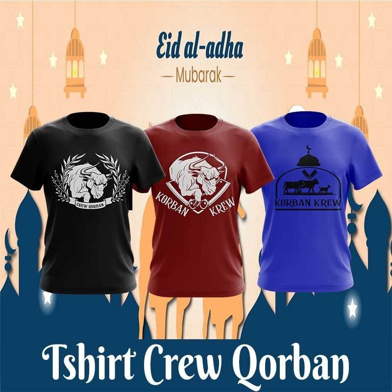 Kilang Cetak Tshirt Ibadah Qurban | Tshirt Crew Qurban | 2024 Qurban ...