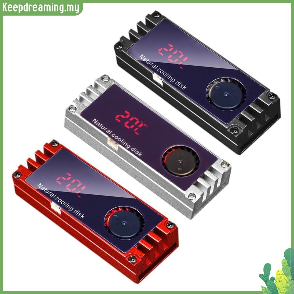 keepdreaming # NGFF M2 SSD Heatsink Cooler with Turbo Fan Digital Temp ...
