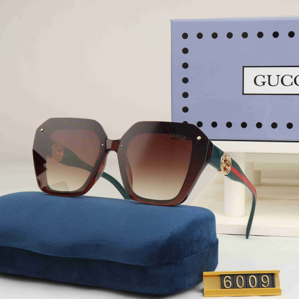 Gucci GUCCI Gradient Lens Sunglasses Women's Brown Acetate Frame ...