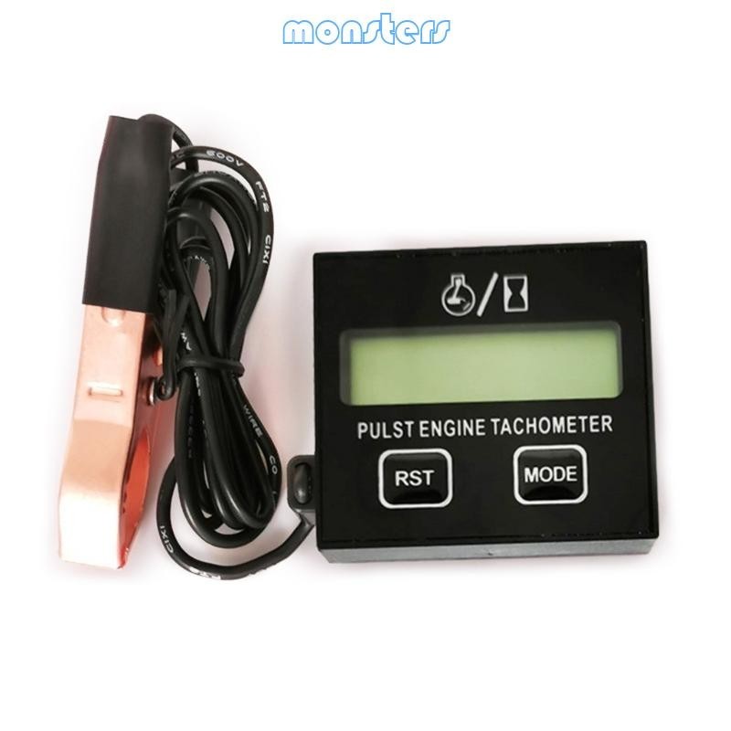 Mon Tachometer for 2 4 Small Engine Digital Hour Meter Inductive Hour ...