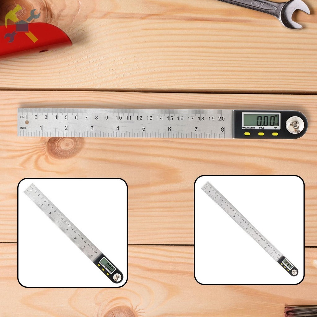 Digital Angle Ruler High Precision Digital Inclinometer Protractor with ...