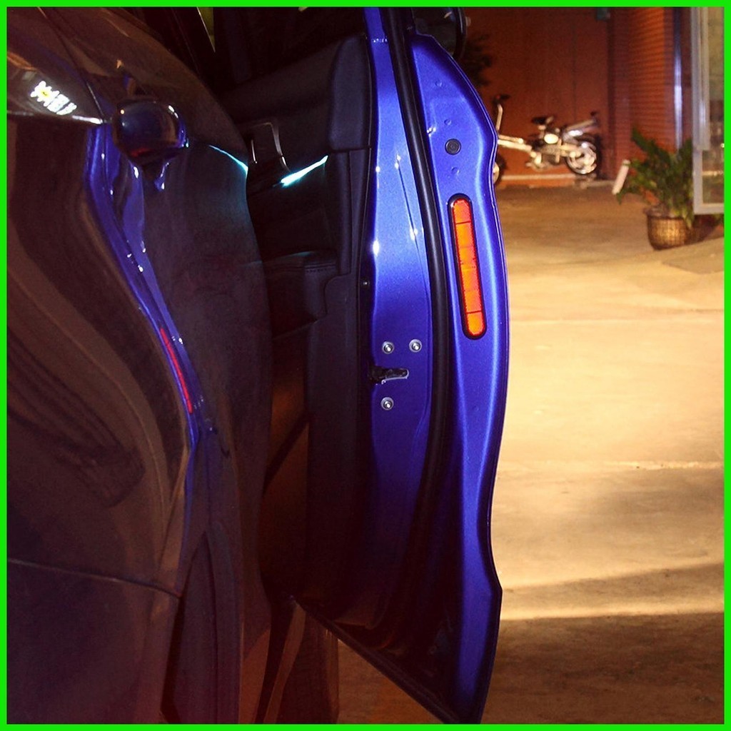 Car Reflective Decals Auto Oval Safety Stickers Oval Safety Reflector ...