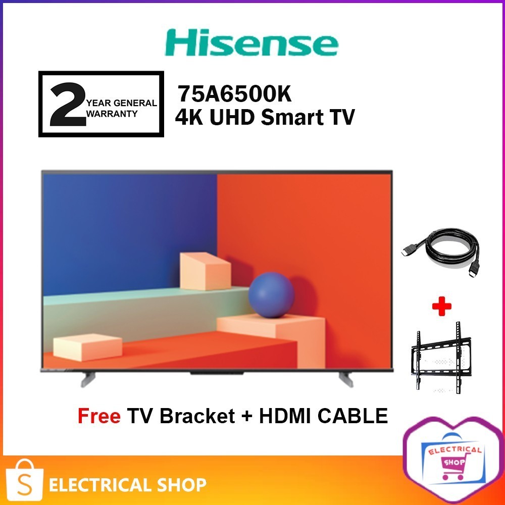 Hisense 75'' 4K UHD Smart Google TV 75A6500N A6500N / 75A6500K 6500K ...