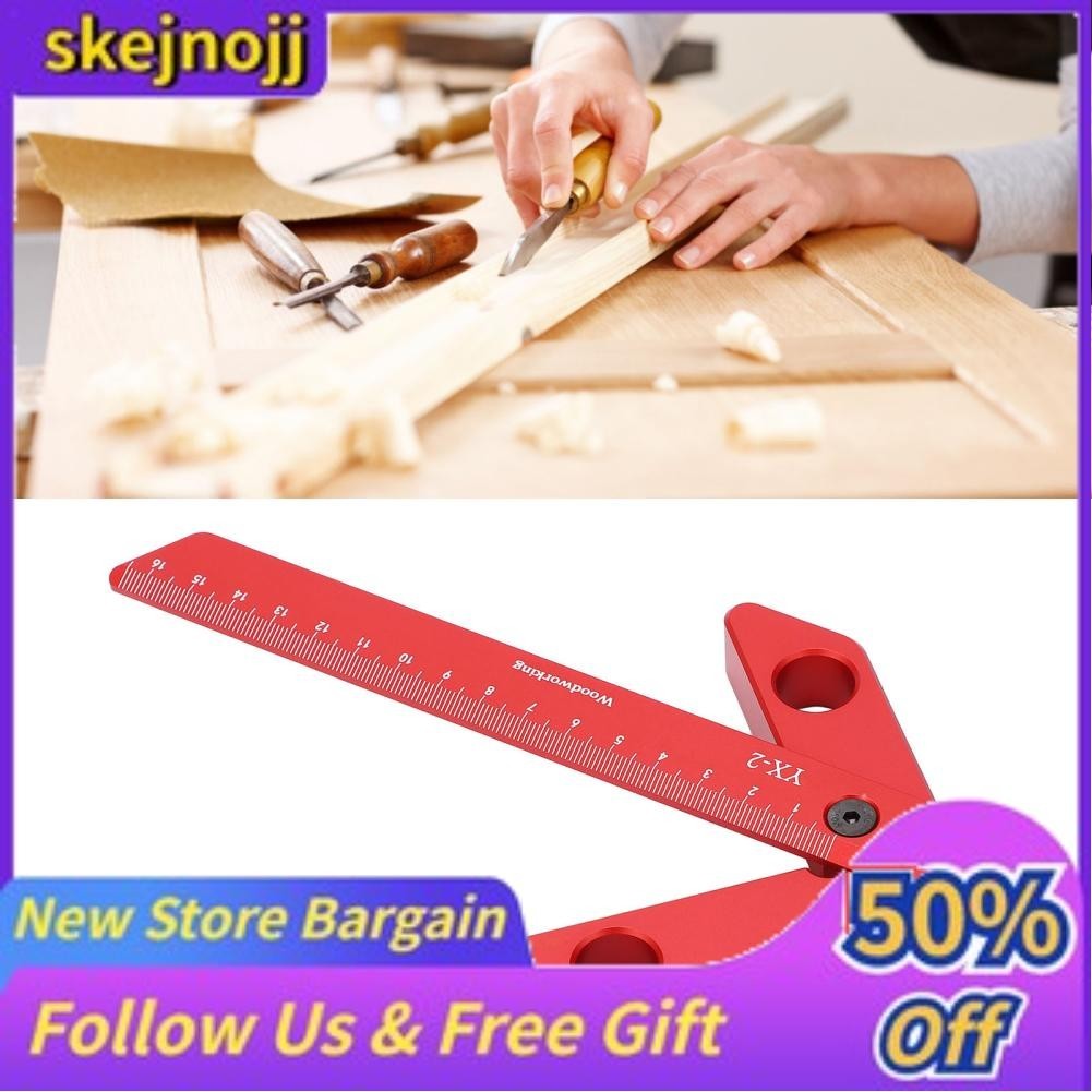 Skejnojj 45/90 Degree Ling Gauge Ruler Scale Center Scribe Measuring ...