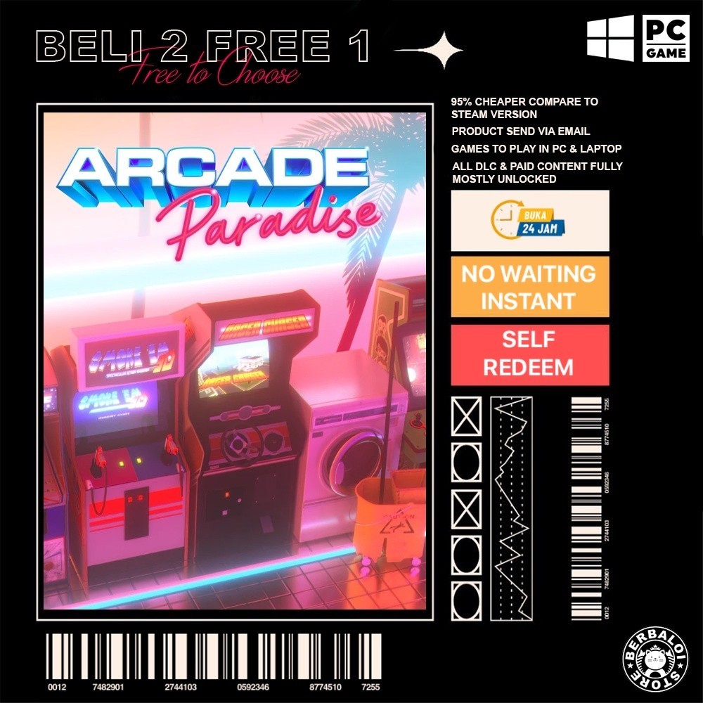 [FAST SEND] ARCADE PARADISE: DIGITAL DELUXE EDITION [PC GAME | PC DIGITAL DOWNLOAD | OFFLINE ...