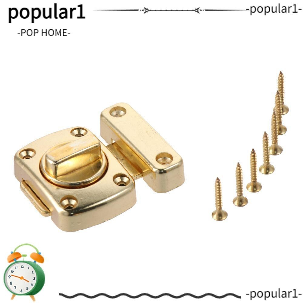 POP Rotate Bolt Latch, Black/Gold Zinc Alloy Safety Door Lock ...