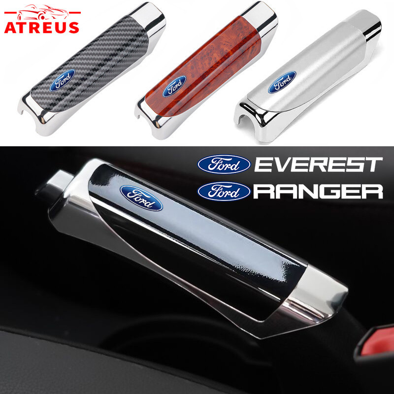 Ford Universal Car Hand Brake Cover Protector Carbon Fiber Handbrake ...