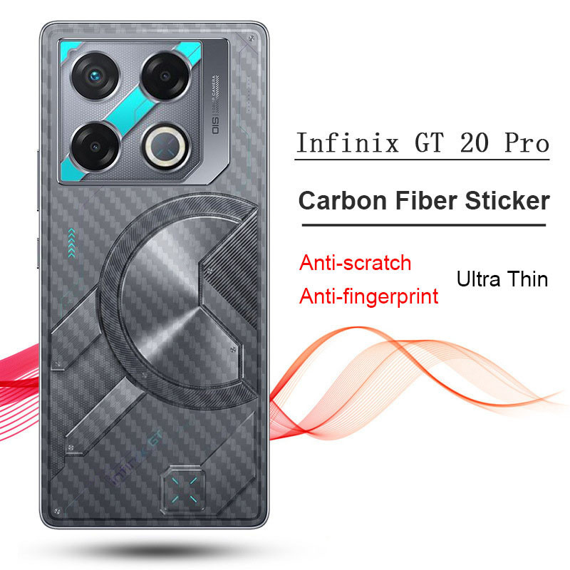 Transparent Carbon Fiber Back Screen Protector PVC Film Cover for ...