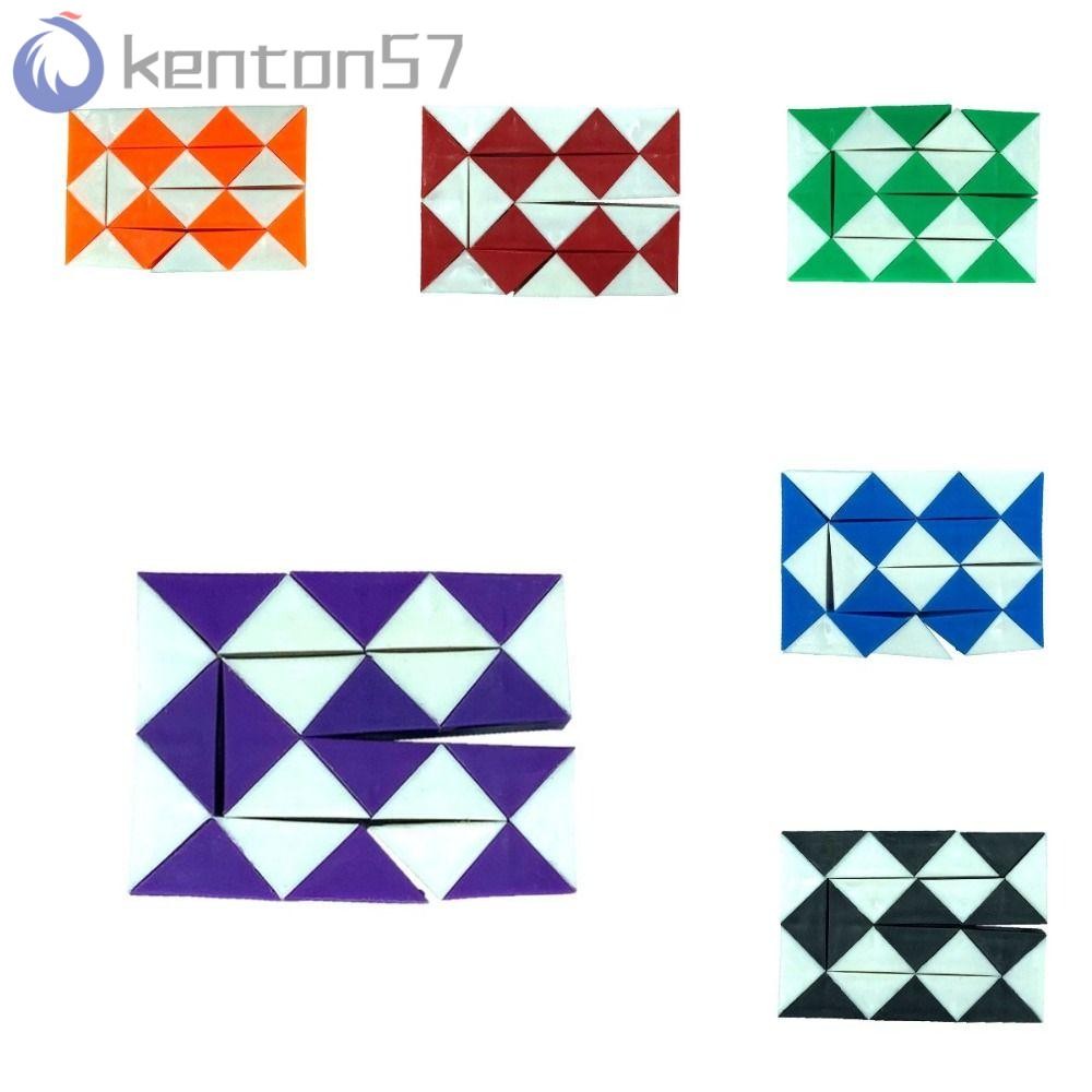 KENTON Magic Snake Cube, Folding Detachable 24 Speed Magic Snake Ruler ...