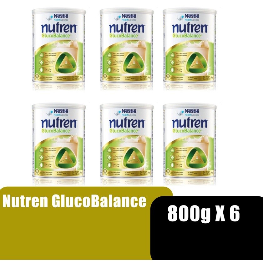 NUTREN GLUCOBALANCE 800G X 6 !!! Embraceliving Living | Shopee Malaysia