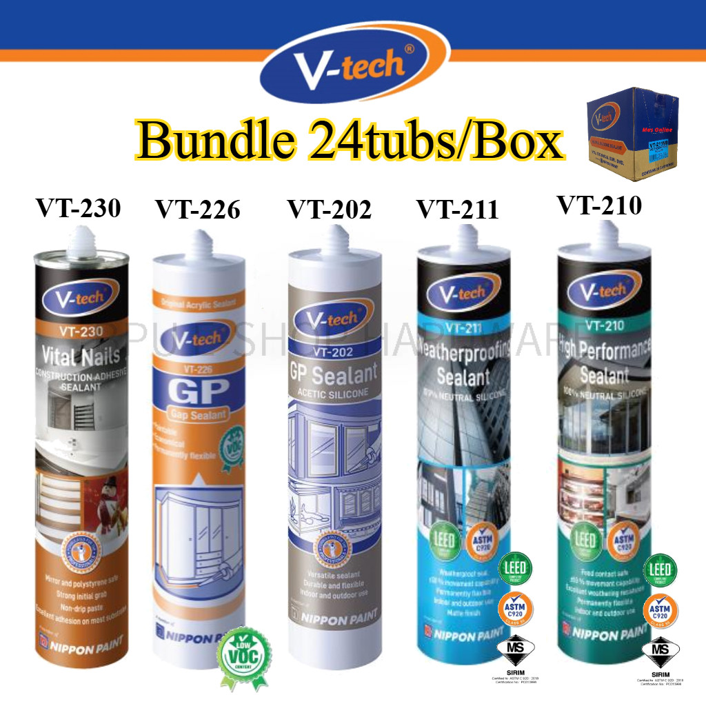V-Tech VT-210 VT-226 l VT-230 l VT-211 l High Performance Sealant l All ...