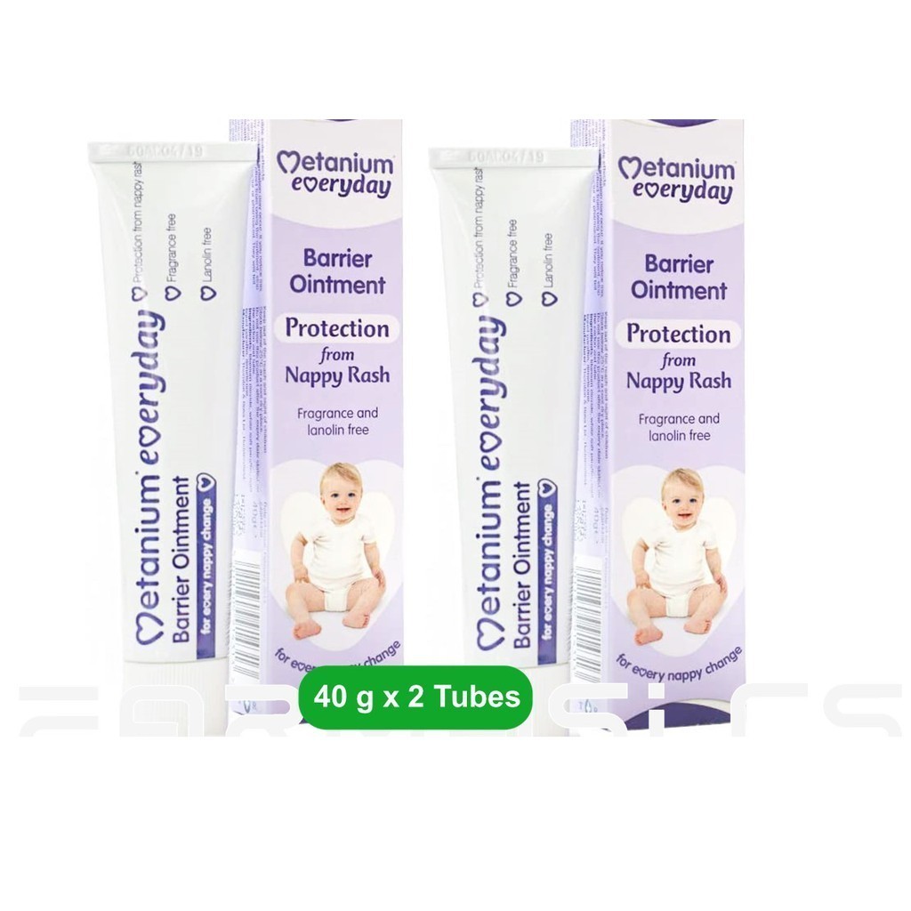 Metanium Everyday Barrier Ointment Protection 40g x 2 Tubes (TWIN) EXP ...