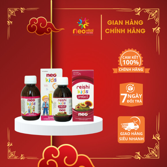 Ginstore - COMBO: Natural immune-boosting syrup and Neo Kids Growth ...